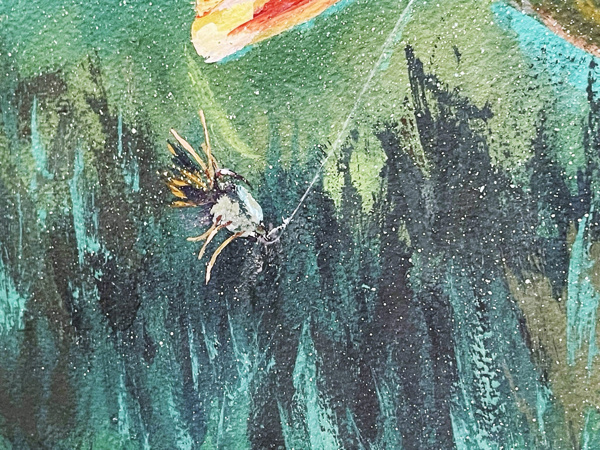 Chance Yarbrough Crab Fly - Artist Proof - Half Sheet GiClee Print - B ...