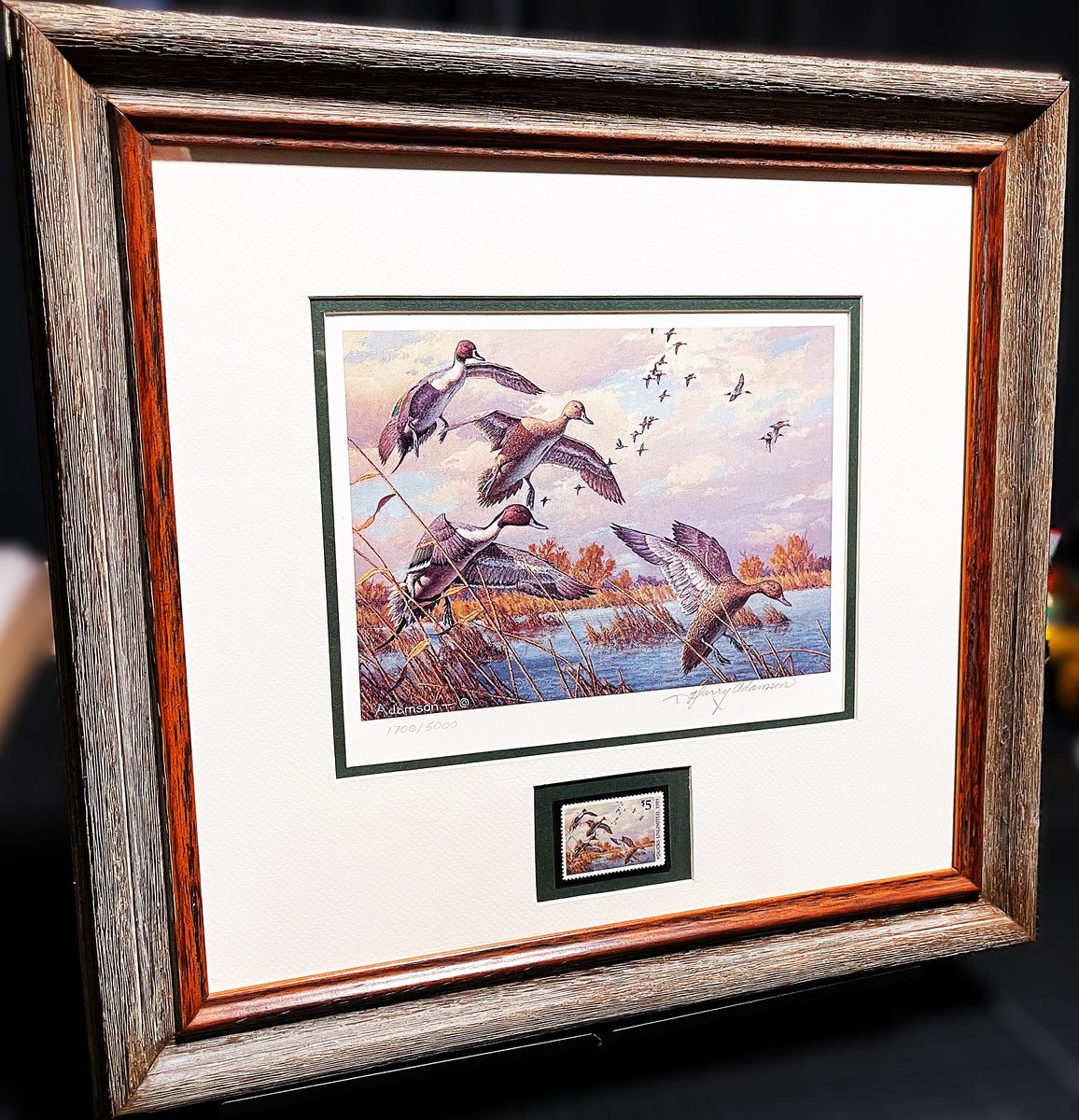 Harry Adamson 1989 Ducks Unlimited Stamp Print With Stamp - Brand New ...