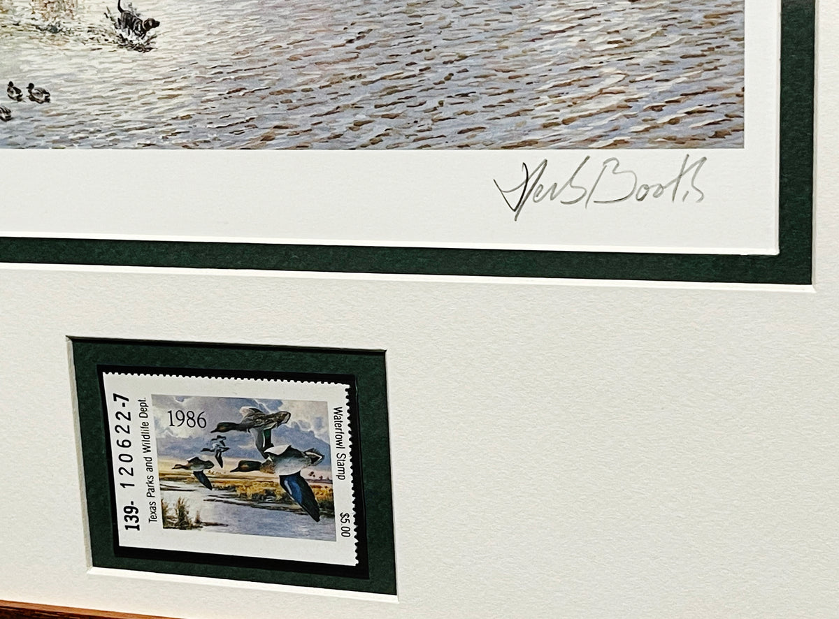 Herb Booth 1986 Texas Waterfowl Duck Stamp Print With Stamp - Brand Ne ...