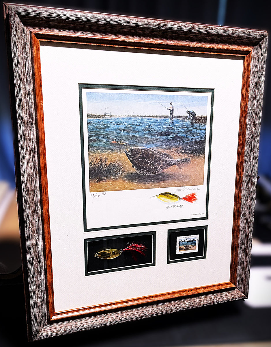 John Dearman 1989 Coastal Conservation Association CCA Print Artist Pr ...