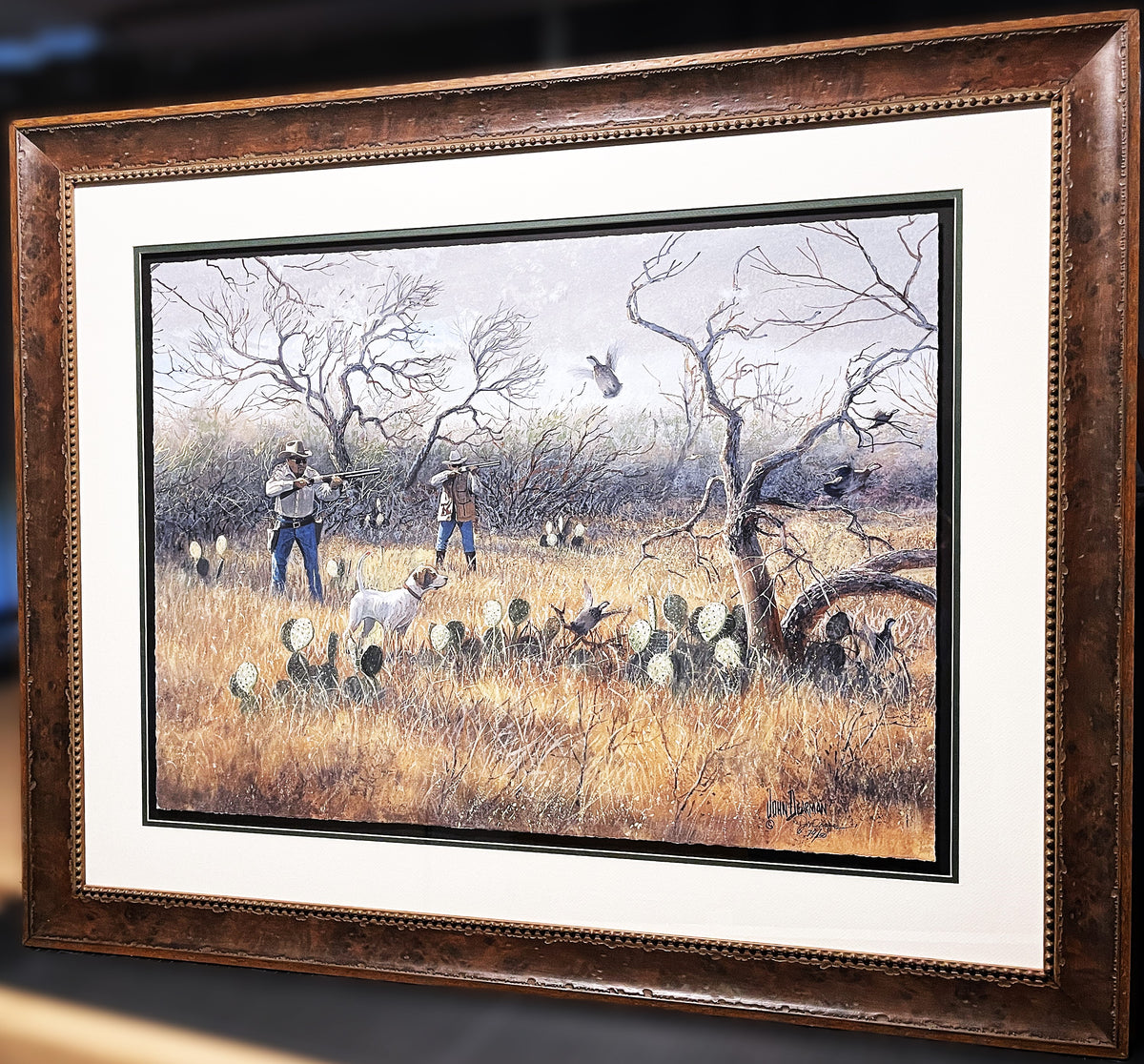 John Dearman Quail 2007 GiClee Full Sheet Bobwhite Quail Hunt - Brand ...