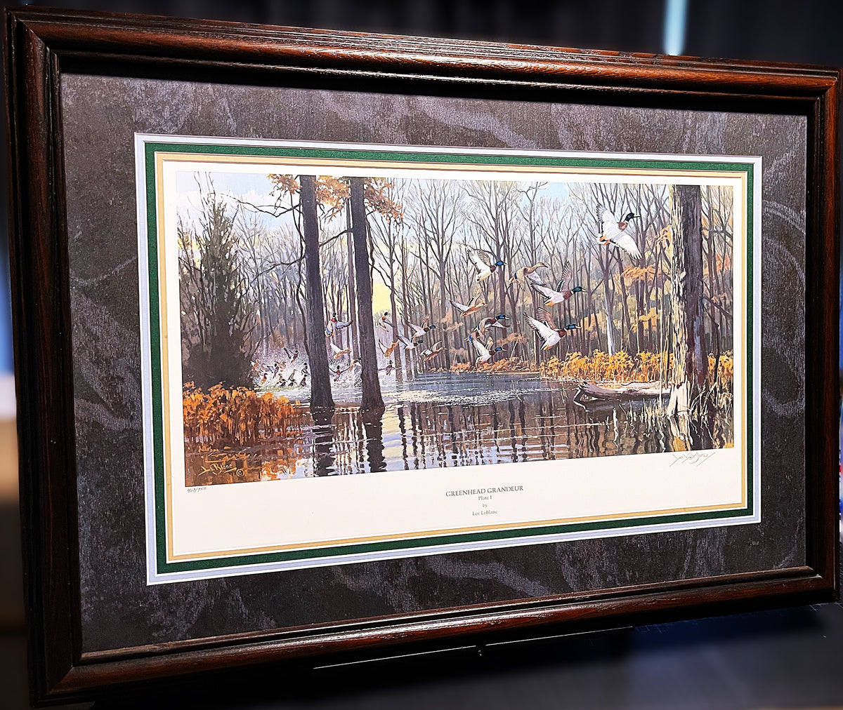 Lee LeBlanc Greenhead Grandeur Plate 1 Lithograph - Super Custom Sport ...
