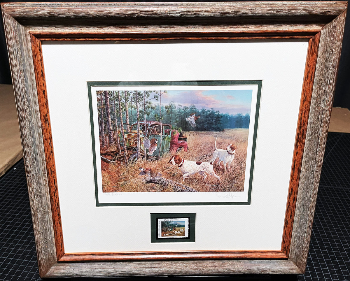 Randy McGovern 1997 Quail Unlimited Stamp Print With Stamp - Brand New ...
