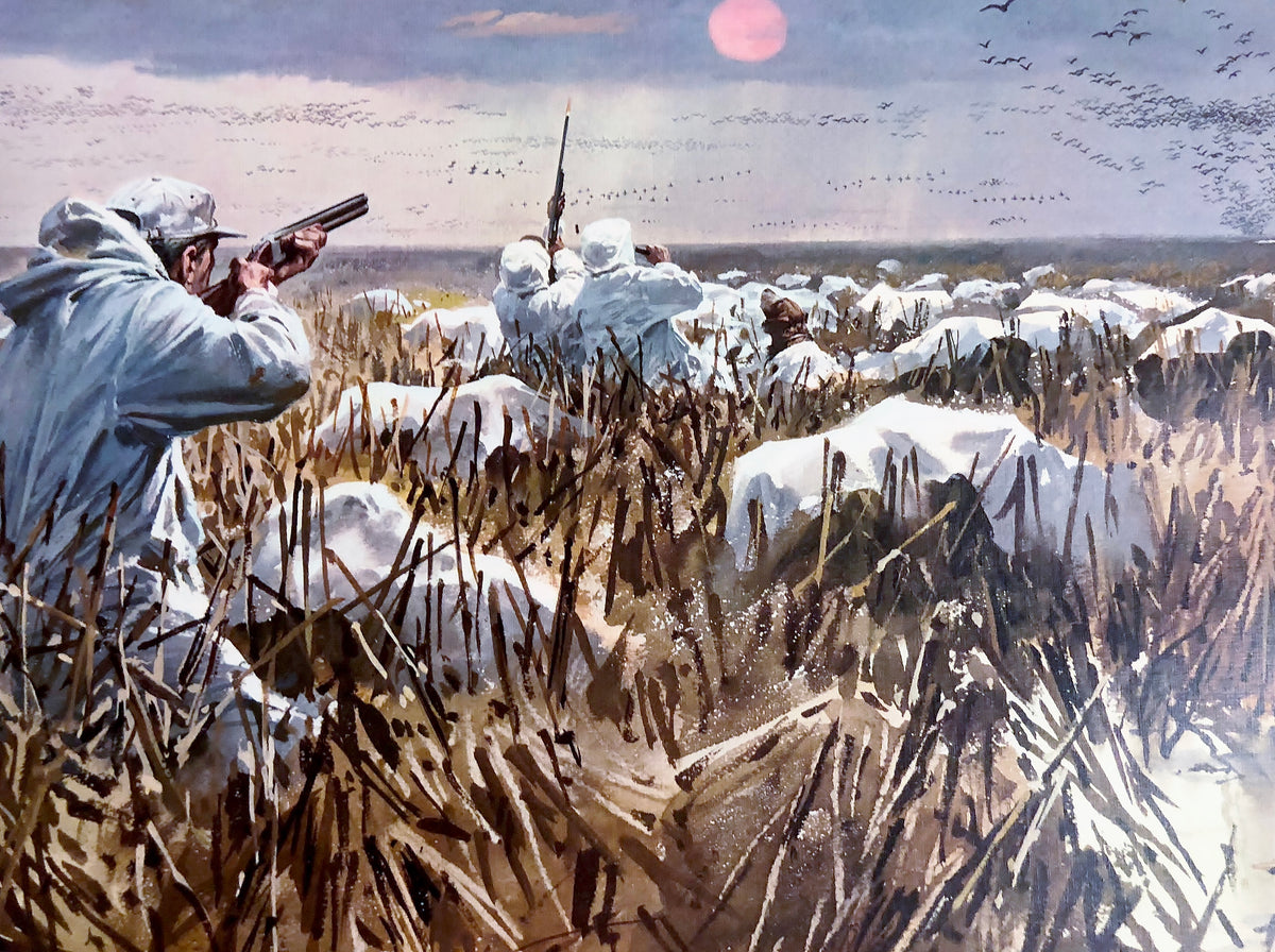 John P. Cowan Dawn Flight Lithograph Year 1971 - Brand New Super Custo ...