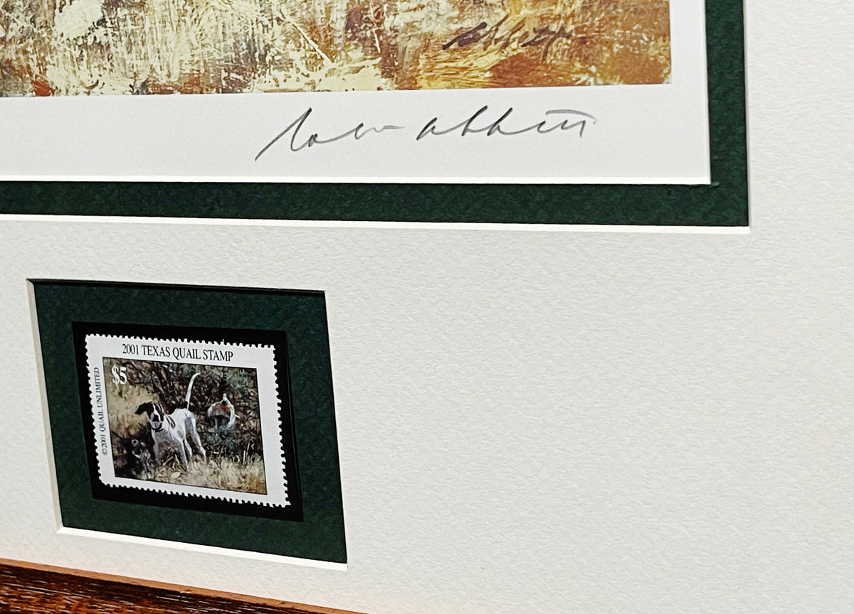 Robert Abbett 2001 Texas Quail Stamp Print With Stamp - Brand New Supe ...