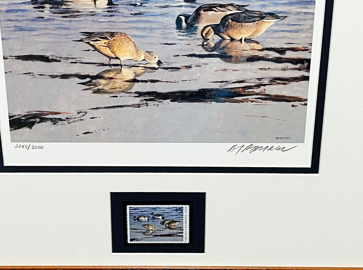 Al Barnes 1993 Ducks Unlimited Stamp Print With Stamp - Brand New Supe ...