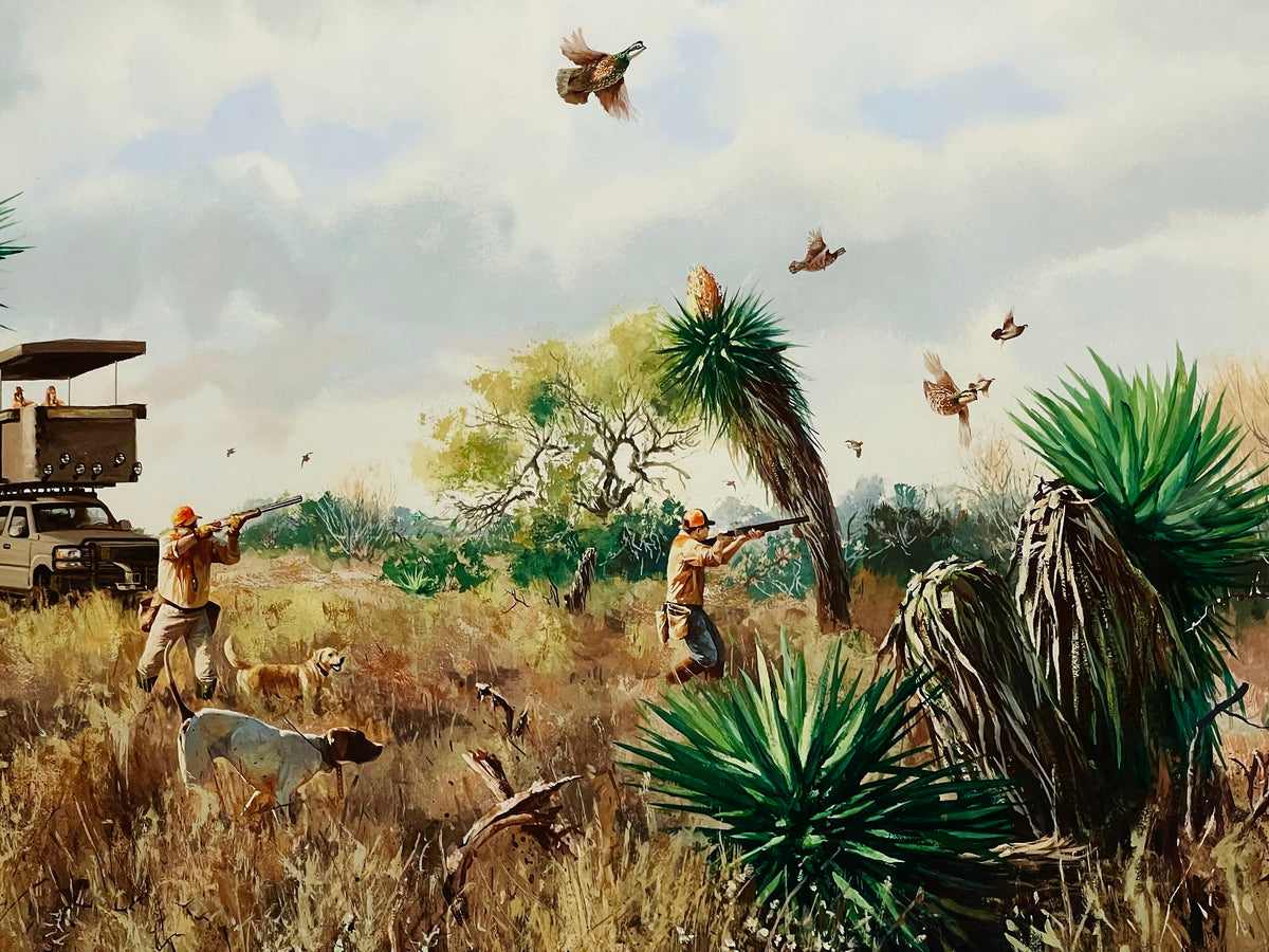 Chance Yarbrough Benevides Quail Artist Proof GiClee Full Sheet - Bran ...