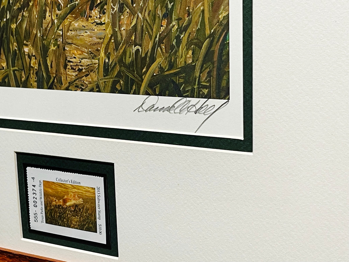David Hall 2013 Texas Saltwater Stamp Print With Stamp - Brand New Sup ...