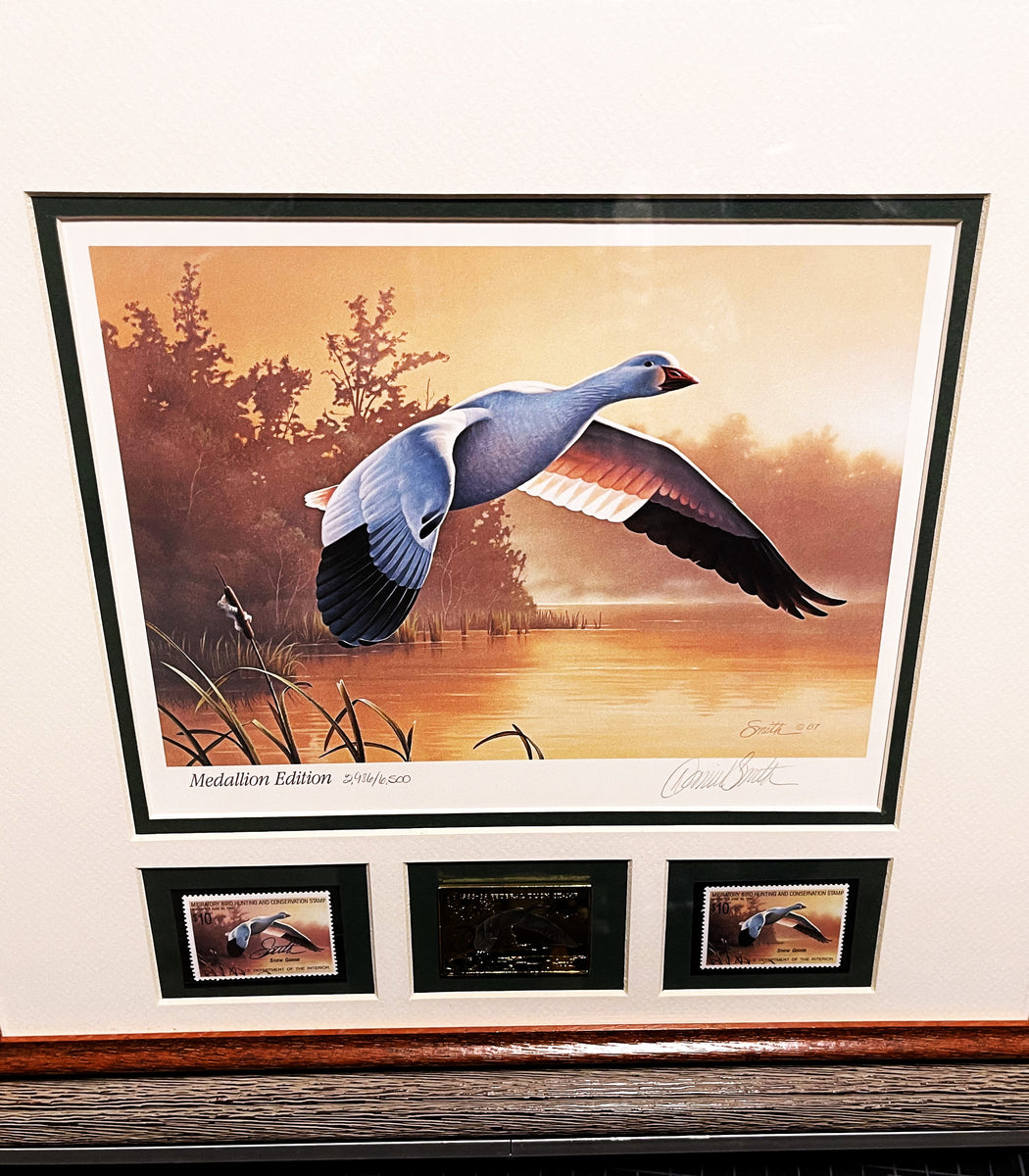 Daniel Smith 1988 Federal Duck Stamp Print Gold Medallion Edition With ...