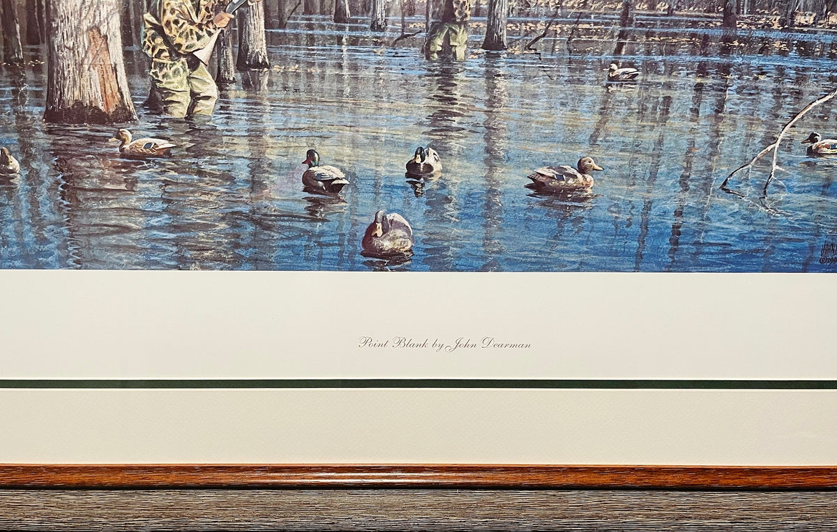 John Dearman Point Blank Lithograph Ducks Unlimited Edition - Brand Ne ...