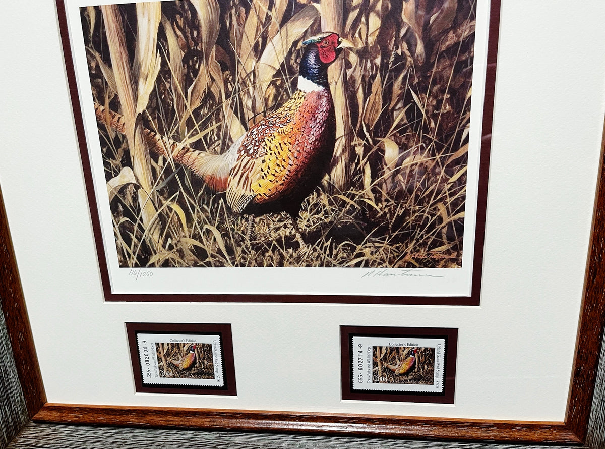 Robert Hautman 2008 Texas Texas Upland Game Bird Stamp Stamp Print Wit ...