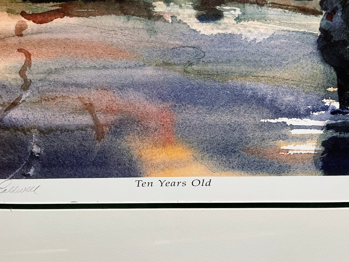 Sam Caldwell Ten Years Old Lithograph Texas Ducks Unlimited - Brand Ne ...