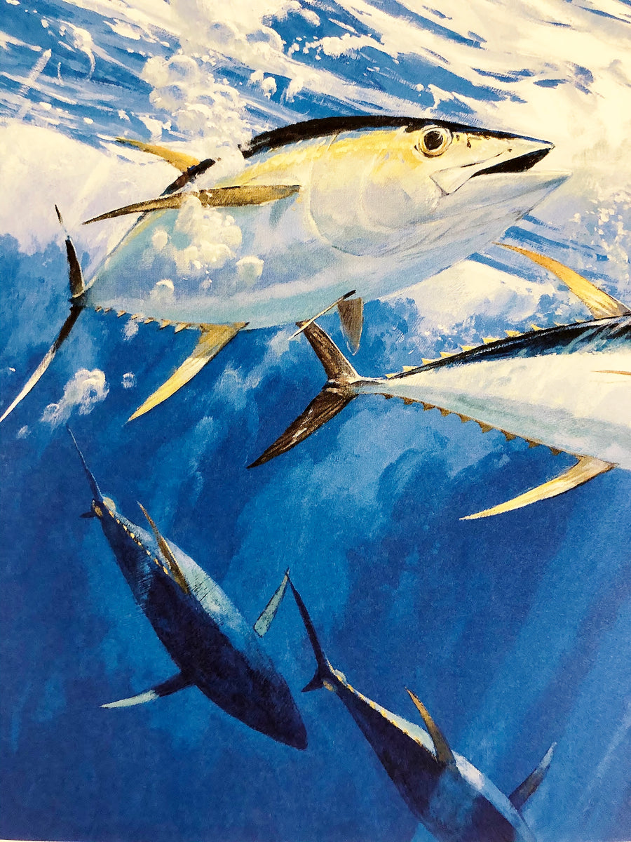 Al Barnes 1997 Coastal Conservation Association CCA Stamp Print With S ...