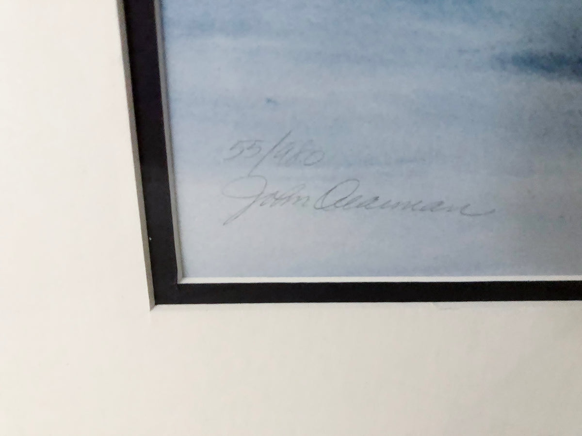 John Dearman Speck Lithograph Rare Old Classic Year 1985 - Custom Fram ...